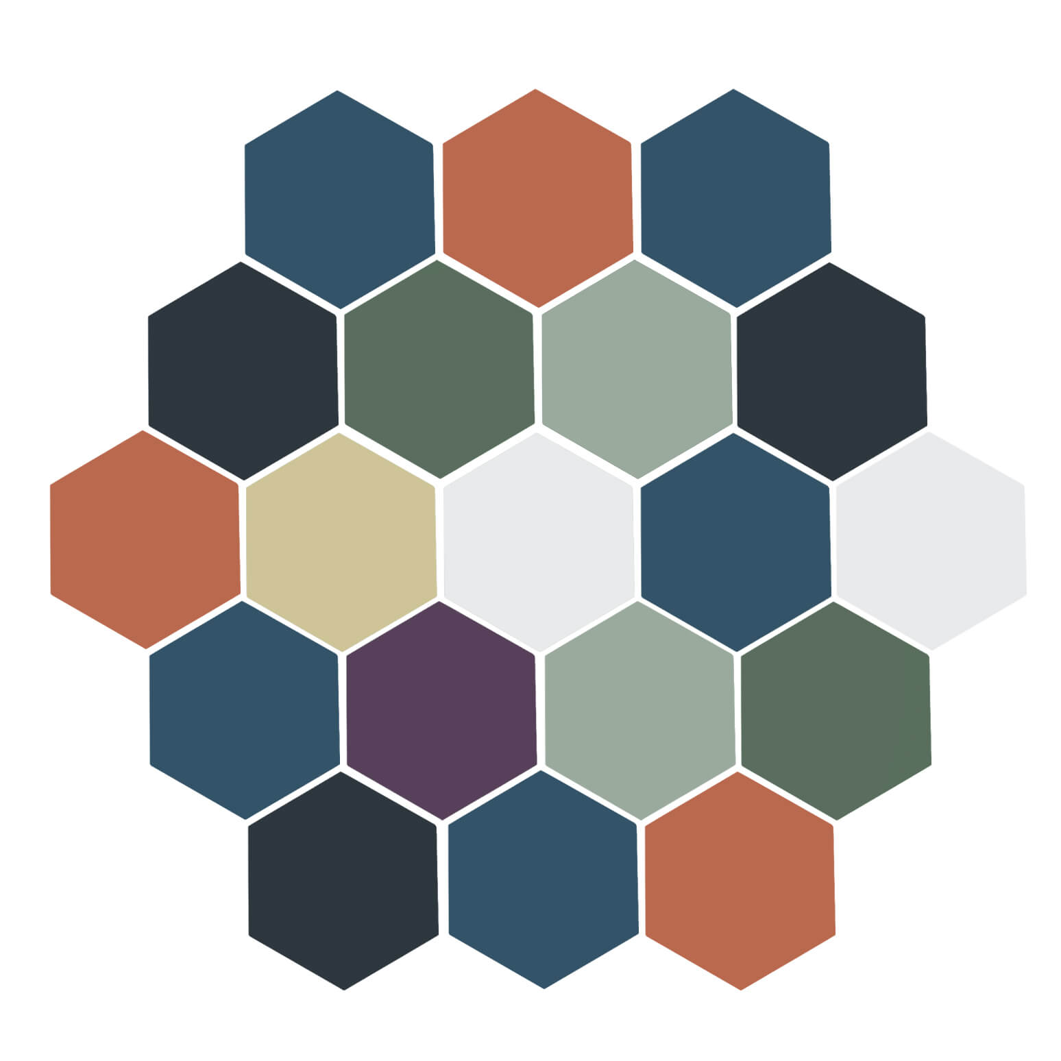 Plain Hex Patch | Plattenladen Shop